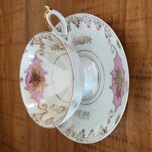 Lefton | Dining | Vintage Lefton China Tea Cup Saucer | Poshmark
